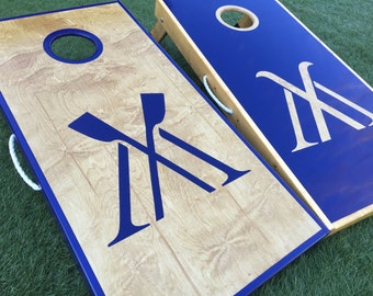 Custom logo cornhole | Etsy