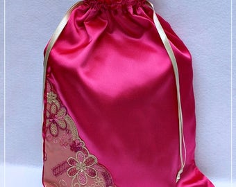 Lace lingerie bag | Etsy