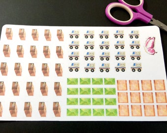 Happy mail stickers | Etsy