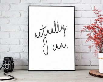 Actually i can | Etsy