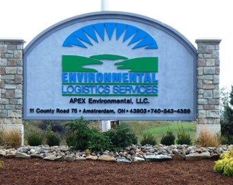 High Density Urethane sand carved single face sign business