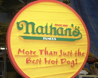 High Density Urethane sand carved single face sign business