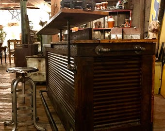 Rustic bar cart | Etsy