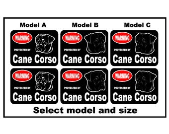 Cane corso decal | Etsy