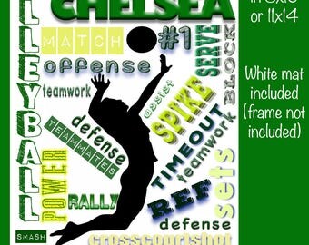 Volleyball collage | Etsy