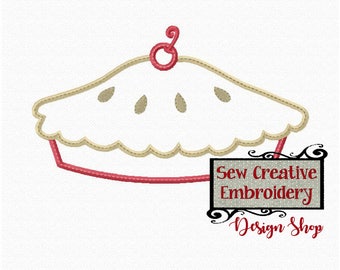 Apple pie embroidery | Etsy