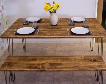 Rustic dining table | Etsy