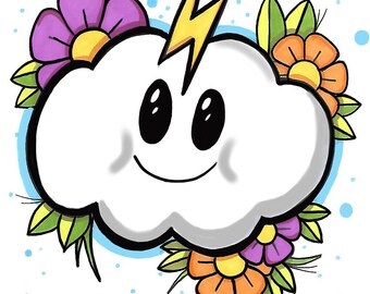 Mario cloud | Etsy