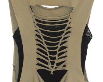 Open side tank top | Etsy