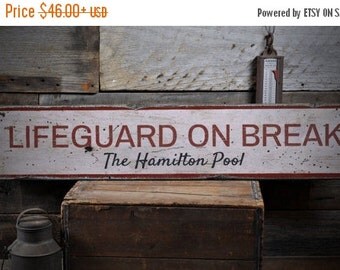 Lifeguard signs | Etsy