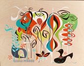Art by George Perrou by TheAtomicNest on Etsy