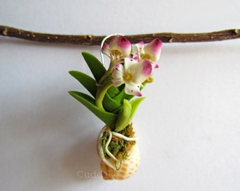 Clay orchid pot | Etsy