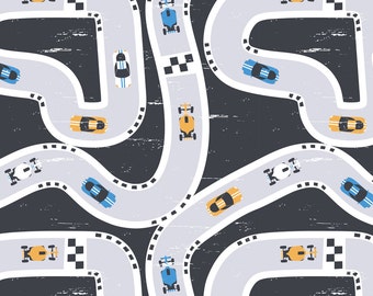 Race car fabric | Etsy