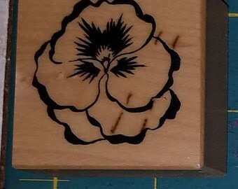 Flower rubber stamps | Etsy
