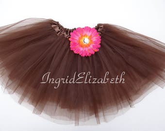 Brown tutu skirt | Etsy