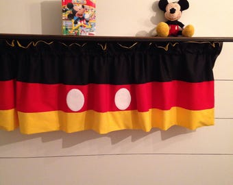 Mickey mouse valance | Etsy