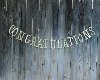 Congrats sign | Etsy