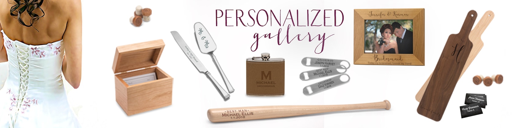 Custom Engraved Gifts for Weddings & by PersonalizedGallery