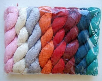 High quality 100% LINEN yarn 400gr 4 hanks x 100 grPure