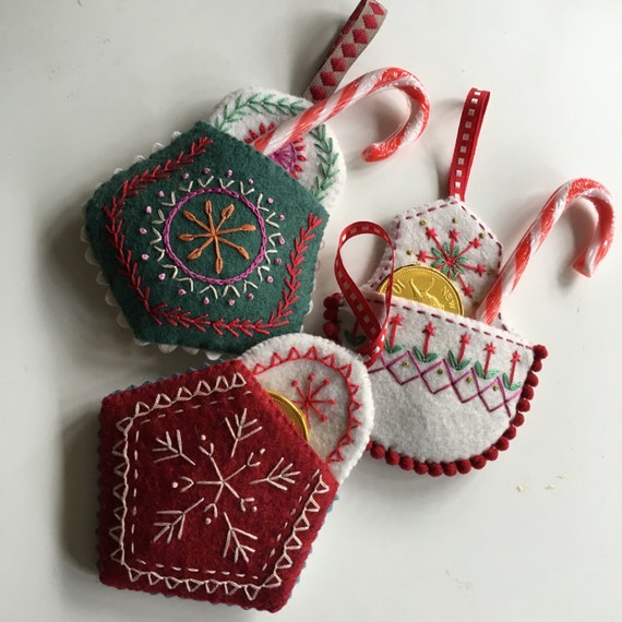 Items similar to Christmas Pocket Decoration Instant download Pattern ...