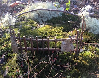 Fairy garden fence | Etsy
