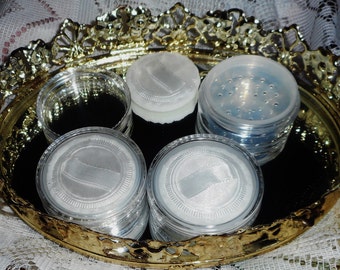 Powder puff jar | Etsy