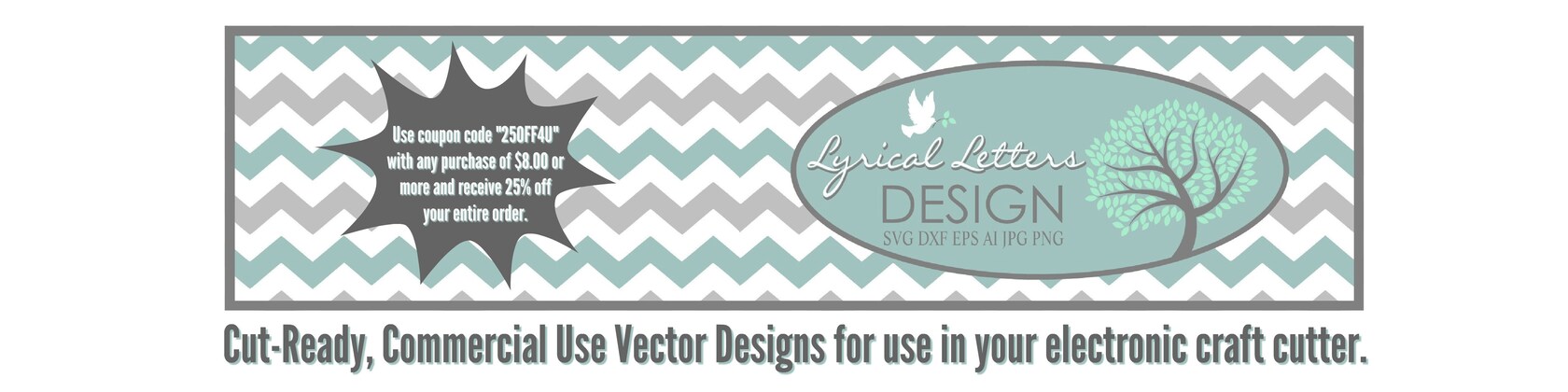 Lyrical Letters Design Commercial Use Vector Art by lyricalletters