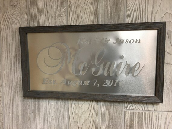 10th anniversary gift tin anniversary gift Personalized