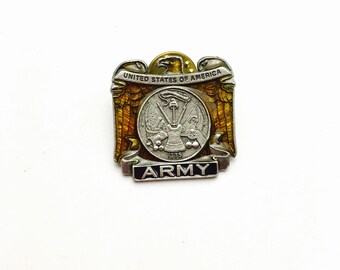 Unique army lapel pin related items | Etsy