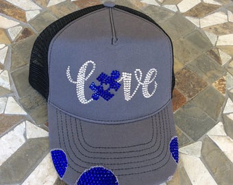 Autism awareness hat | Etsy