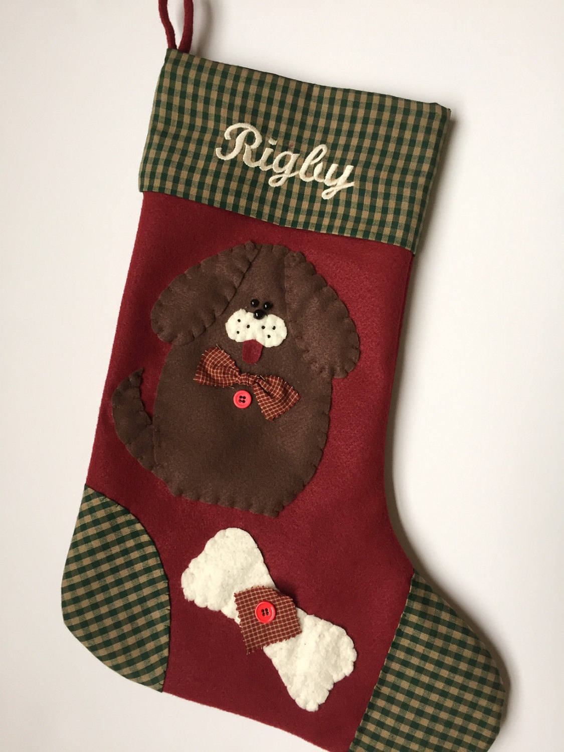 Dog Stocking Stocking for Dog Dog Christmas Stocking Pet