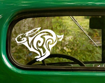 Royal Bunny Decal Sticker Bunny Decal Rabbit Decal Easter