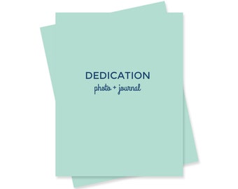 Dedication page | Etsy