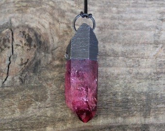 Ruby aura quartz | Etsy