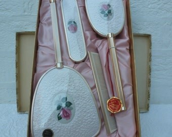 Vintage vanity set | Etsy