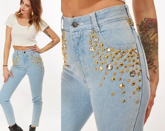 bedazzled jeans – Etsy