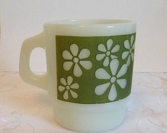 Fire king coffee cup | Etsy