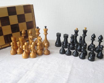 Antique chess set | Etsy