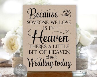 In memory of wedding | Etsy