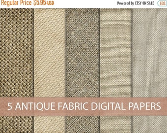 40% OFF SALE 4 Digital Vintage Papers INSTANT by DIYVintageArt