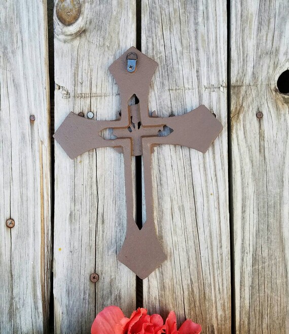 Army army cross Cast iron Army cross Army decor by TheMetalBarn