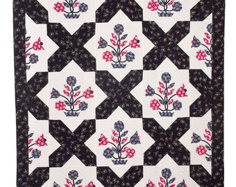 Flower basket quilt | Etsy