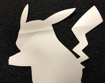 Pikachu silhouette | Etsy