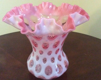 Ruffled rim vase | Etsy