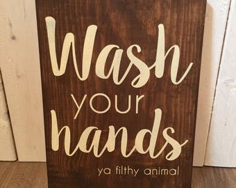 Ya filthy animal | Etsy