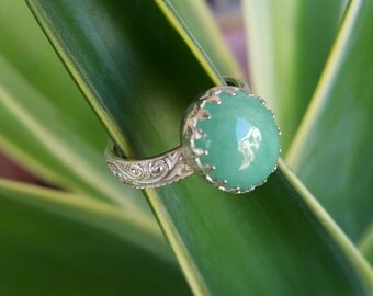 Chinese jade ring | Etsy