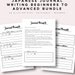 Japanese Journal Writing Beginners to Advanced Bundle