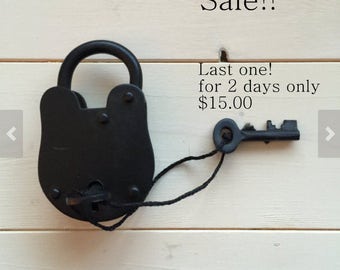 Antique padlock | Etsy