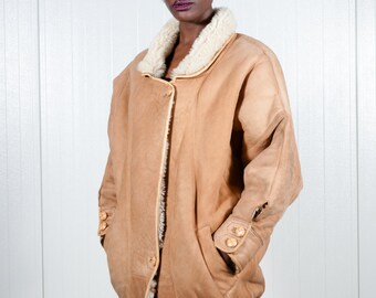 Shearling jacket | Etsy