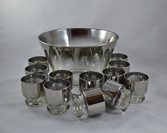 Vintage punch bowl | Etsy